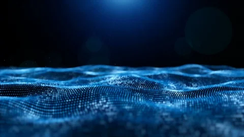 Water From Particles Stock Footage ~ Royalty Free Stock Videos | Pond5