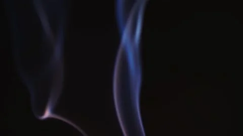 Abstract blue color smoke with a black b... | Stock Video | Pond5