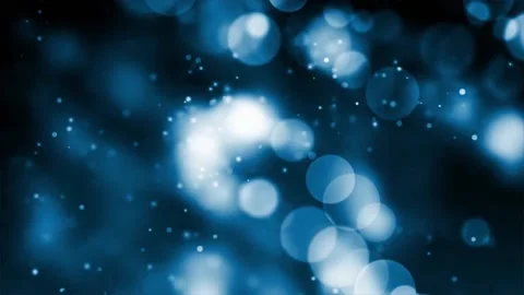 Abstract Blue Cool Particles Motion Back... | Stock Video | Pond5