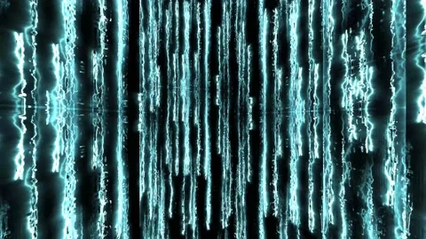 abstract blue lines animation at black b... | Stock Video | Pond5