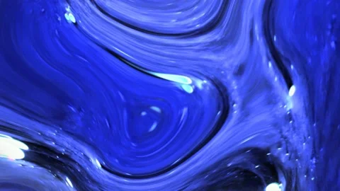 Abstract blue liquid paint animation.blu... | Stock Video | Pond5