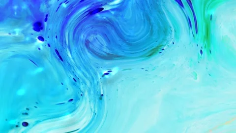 Abstract blue liquid paint animation.blu... | Stock Video | Pond5