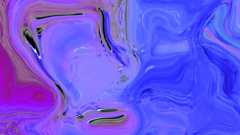Abstract blue liquid paint animation.blu... | Stock Video | Pond5