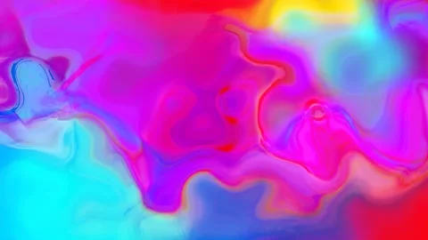 Abstract blue liquid paint animation.blu... | Stock Video | Pond5