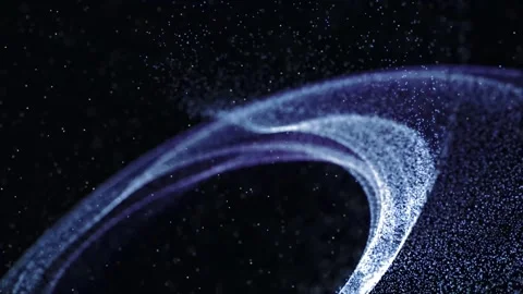 Abstract blue motion background wave flo... | Stock Video | Pond5