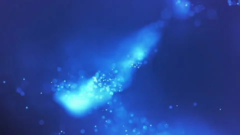Abstract Blue Particles on Background Wa... | Stock Video | Pond5