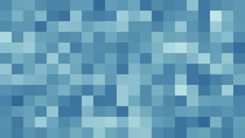 Abstract blue pixel art video background... | Stock Video | Pond5