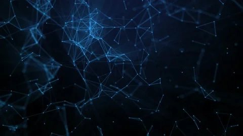 Abstract Blue Plexus Background Loop wit... | Stock Video | Pond5