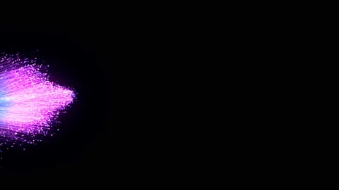 Abstract blue purple particles of optica... | Stock Video | Pond5