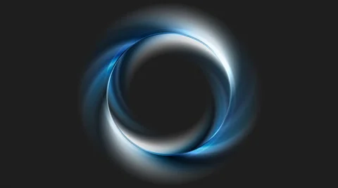 Abstract blue ring logo rotation video a... | Stock Video | Pond5