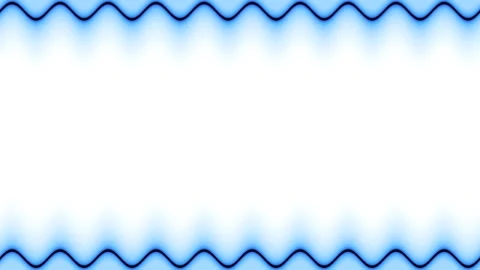 Abstract Blue Wavy Border | Stock Video | Pond5