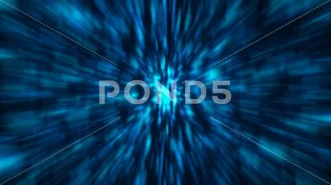 Abstract blue zoom background. 3D rendering: Graphic #78355001