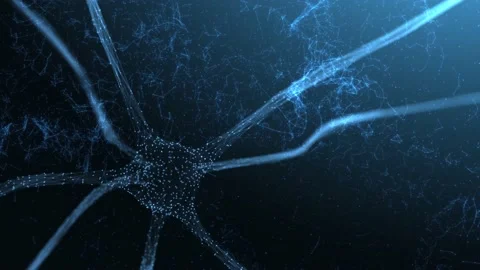 Abstract brain cell motion background | Stock Video | Pond5