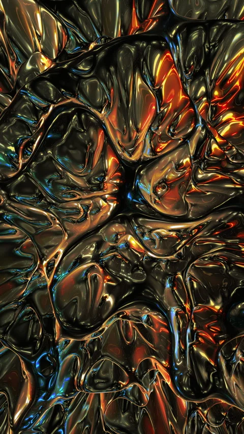 Abstract Bronze Fluid Animation Looping ... | Stock Video | Pond5