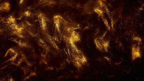 Abstract bronze paint . Shooting on a bl... | Stock Video | Pond5