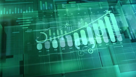 Abstract business background with animat... | Stock Video | Pond5