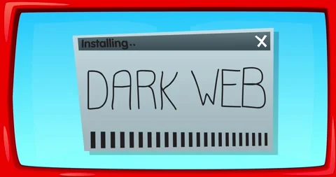 Abstract cartoon screen with the Dark We... | Stock Video | Pond5