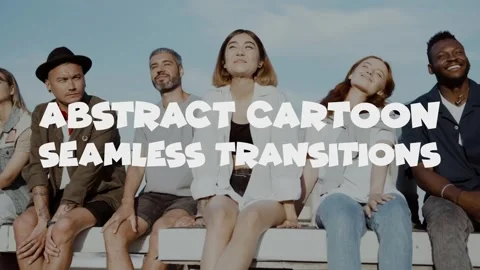 Abstract Cartoon Shapes Seamless Transitions | After Effects ~ After ...