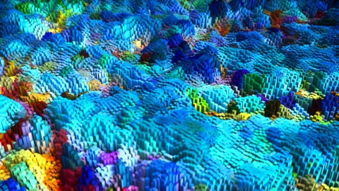 Abstract CGI motion graphics and animate... | Stock Video | Pond5