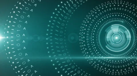 abstract circle round background 4K GREE... | Stock Video | Pond5