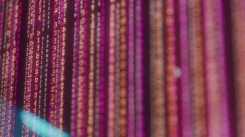 Abstract Close-up of Distorted Computer ... | Stock Video | Pond5