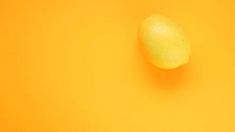 Abstract color animation of moving lemon... | Stock Video | Pond5
