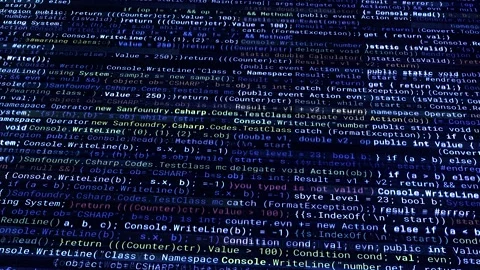 Lines Of Code Stock Videos – Royalty-Free HD & 4K Videos
