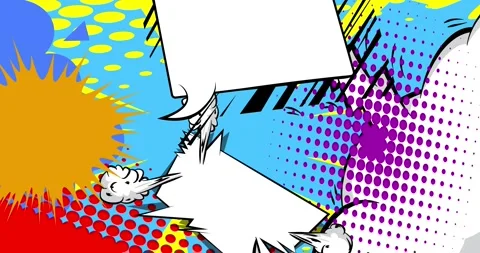 Abstract comic book animated background | Stock Video | Pond5