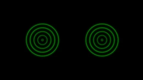 Abstract concentric circles animated on ... | Stock Video | Pond5