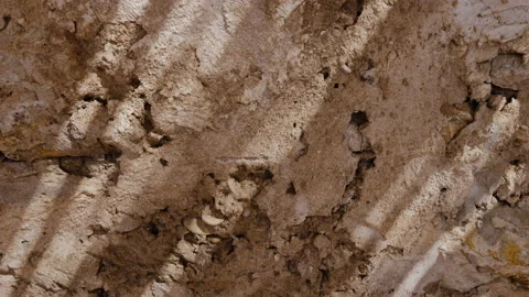 Abstract concrete clay rock wall texture... | Stock Video | Pond5