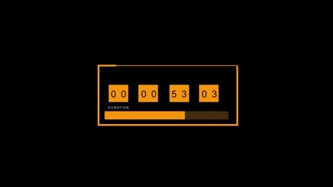 Abstract Countdown timer Background with... | Stock Video | Pond5