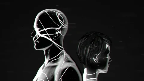 Abstract Couple Illustration Stock Videos – Royalty-Free HD & 4K Videos