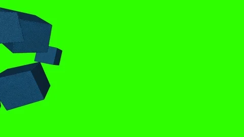 Abstract creative 3D box transition mask... | Stock Video | Pond5