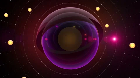 Abstract Cross Section Of Multiple Spher... | Stock Video | Pond5