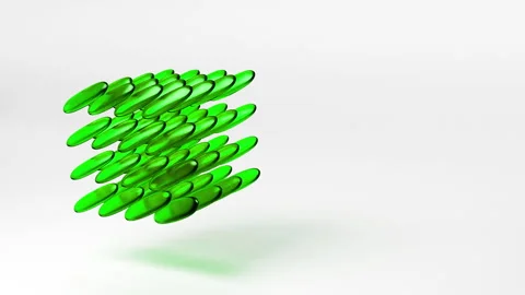 Abstract cube motion graphics made of gl... | Stock Video | Pond5