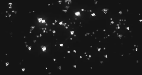 Abstract diamond shape particles motion ... | Stock Video | Pond5