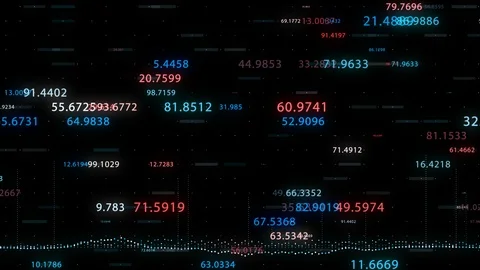 Abstract digital code running,animated b... | Stock Video | Pond5