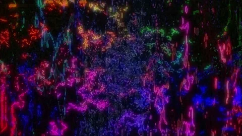 Abstract Digital Colorful Pixel Art Musi... | Stock Video | Pond5