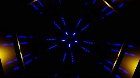 Abstract disco animation blue and yellow... | Stock Video | Pond5
