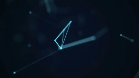The abstract dotted grid. Loop animation... | Stock Video | Pond5