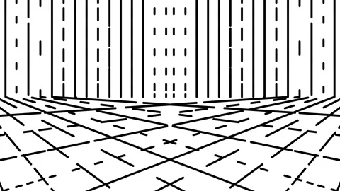 Abstract Dotted Line Flow Fall Animation... | Stock Video | Pond5