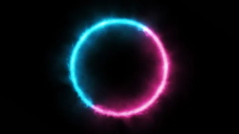 Abstract Energy Circle Of Force In Space... | Stock Video | Pond5