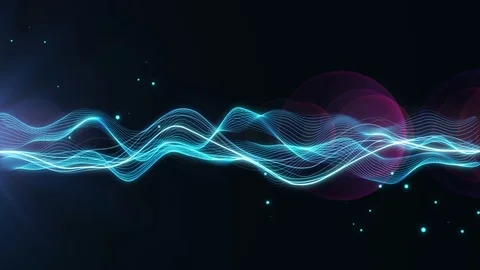 Abstract Energy Wave Field Background Lo... | Stock Video | Pond5