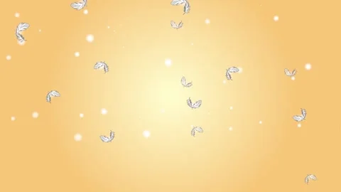 Abstract falling wings background and 2d... | Stock Video | Pond5