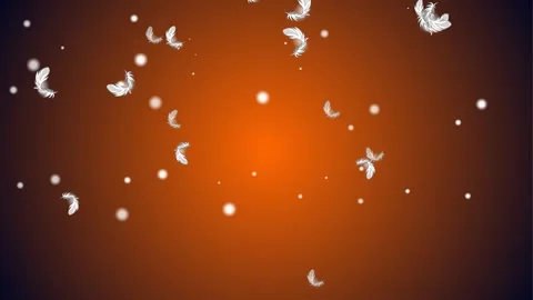 Abstract falling wings background and 2d... | Stock Video | Pond5