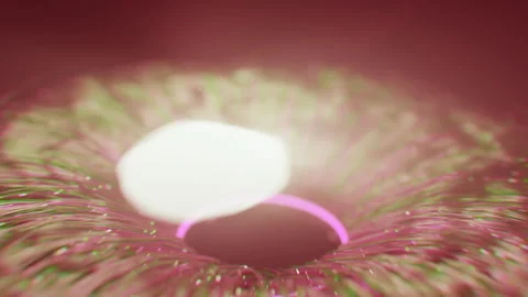 Abstract fiber optic motion graphics, ey... | Stock Video | Pond5