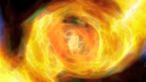 Abstract Fire Tunnel Liquid VJ Loop Back... | Stock Video | Pond5