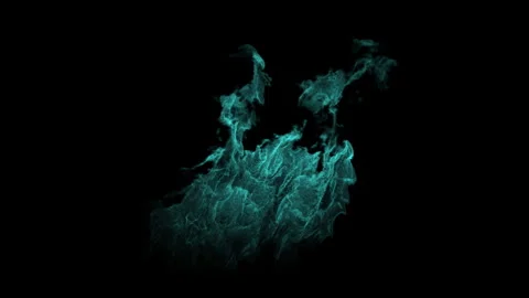 Abstract Flame, Blue Magic Fire, Abstrac... | Stock Video | Pond5
