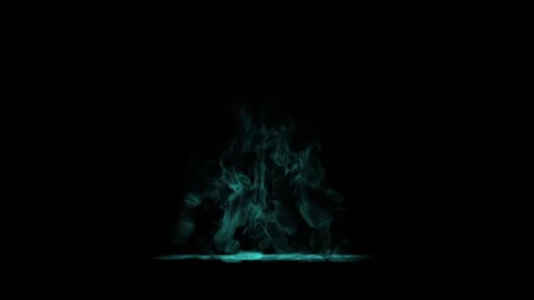 Abstract Flame, Blue Magic Fire, Abstrac... | Stock Video | Pond5