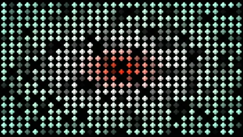 Abstract flashing particles on dark back... | Stock Video | Pond5